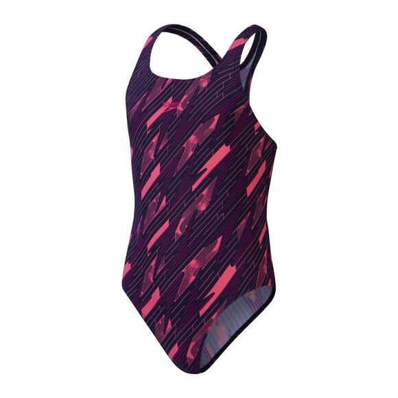 Speedo | One Pieces | Speedo Girls Hyperboom Medalist Allover Print ...